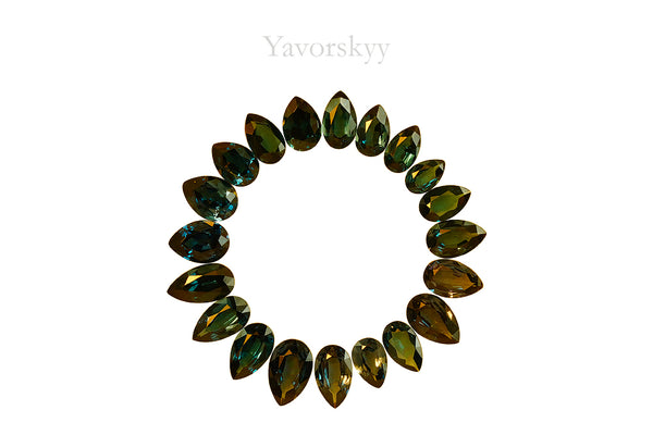 Color-change Garnet 4.81 cts / 20 pcs