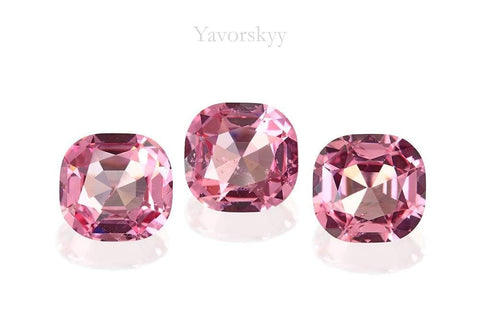 Home » Gemstones » Pink Spinel 6.79 cts / 3 pcs